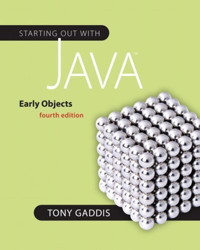 Starting Out with Java: Early Objects (Gaddis Series) by Tony Gaddis ...