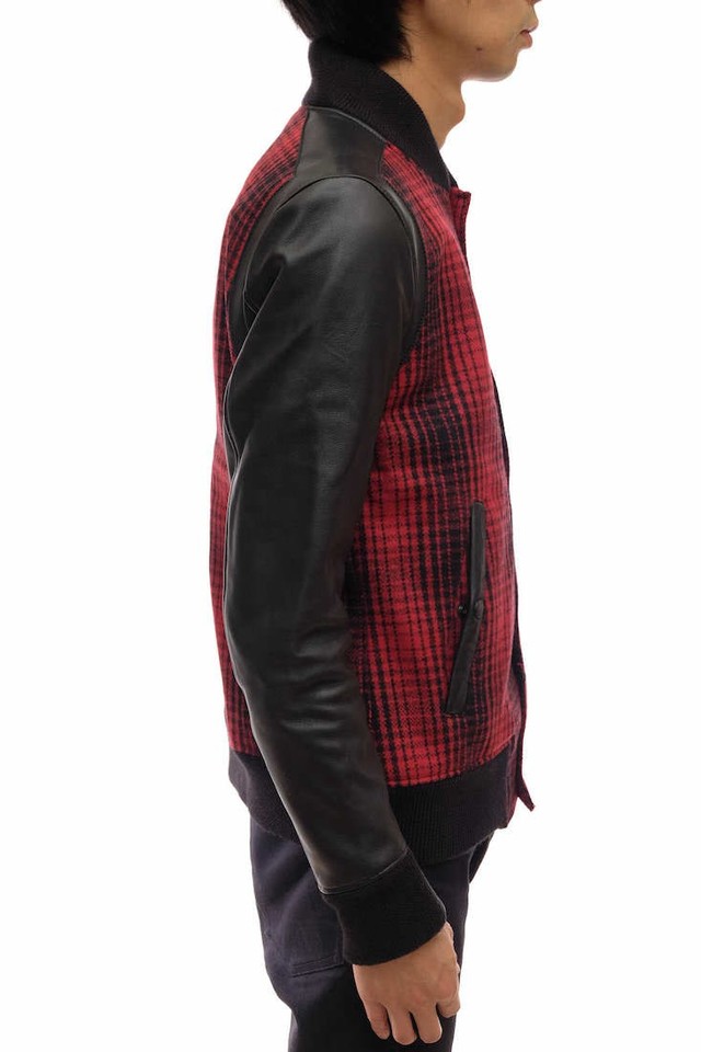 Wjk Stadium Jacket Double Jay K Varsity Jacket/Varsity Vintage Melton ...