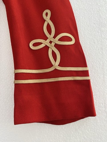 Vintage Embroidered 1960 Rose Bowl Marching Band Uniform Red Jacket ...