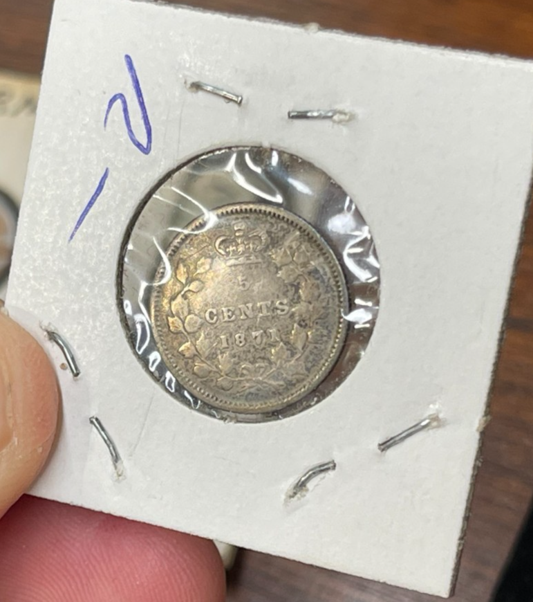 1871 Canada 5 Cents Silver Coin High Value | eBay