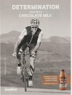 2016 America's Milk Co Chocolate Milk - Ironman Craig Alexander - Print ...