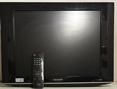 Sharp LC-20SH7U 20” LCD TV AUX RCA AV Gaming S-Video W/ Remote, Tested ...