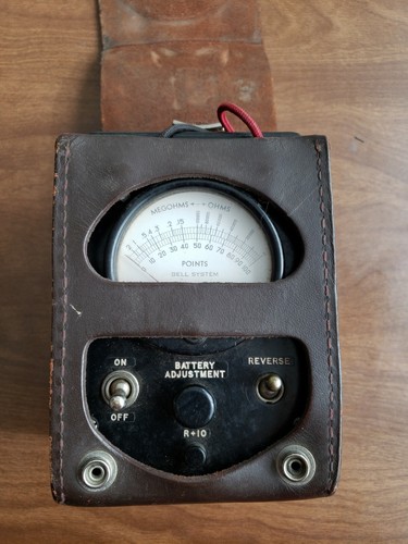 Vintage electronic test equipment Bell systems Lineman's Megaohm ...