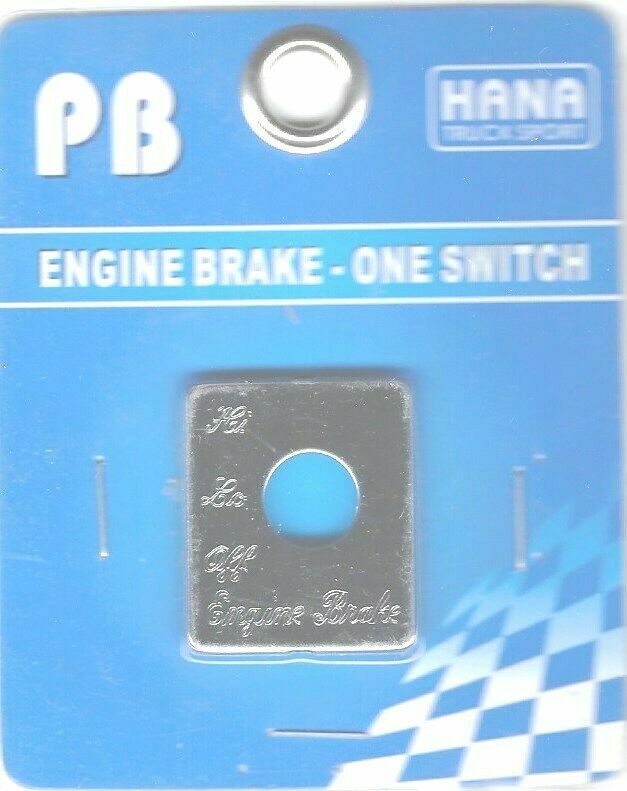 HTS Toggle Switch Plate for Peterbilt Engine Brake Engraved #PB-2026 | eBay