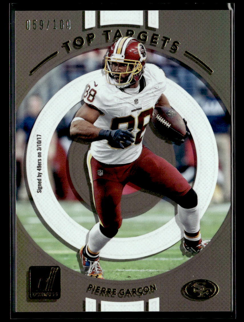 Pierre Garcon Quotes Pierre Garcon 2017 Donruss #22 Top Targets Holo