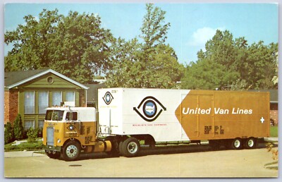 Postcard United Van Lines Moving & Storage Co. Advertising Milwaukee WI ...