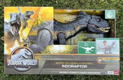 NEW 2023 Mattel Jurassic World Super Colossal Indoraptor 3 Ft Long ...