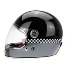 VIPER F656 RETRO VINTAGE 70's STYLE FIBREGLASS FULL FACE MOTORCYCLE ...