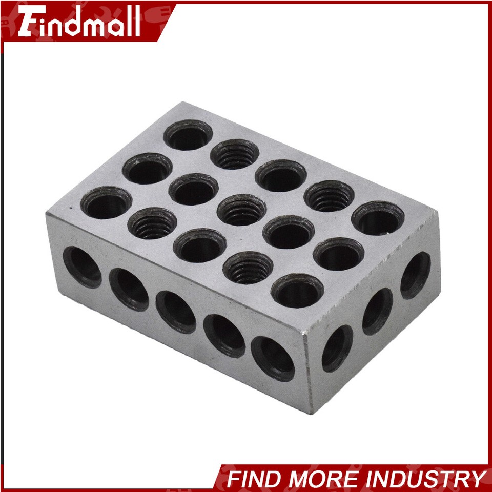 1 Matched Pair Ultra Precision 1-2-3 Blocks 23 Holes .0001" Machinist ...