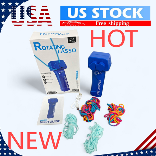 String Lasso Rope Launcher Glow in The Dark Loop Rope String Shooter ...