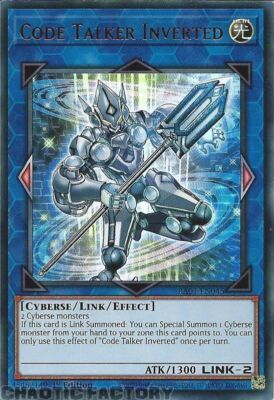 YUGIOH RA01-EN045 Code Talker Inverted ULTRA Rare 1st Edition NM | eBay ...