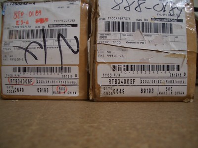 10 PIECES RTB34005F, 1393424-4, P&B, TYCO, Relay SPST-NO 12A 5VDC 62Ohm ...