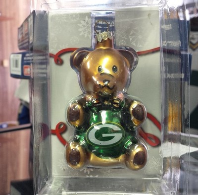 NFL Green Bay Packers Teddy Bear Ornament | eBay