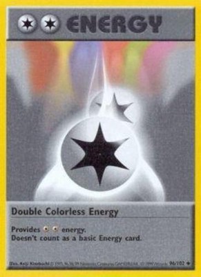1x Double Colorless Energy - 96/102 - Uncommon - Shadowless Edition ...