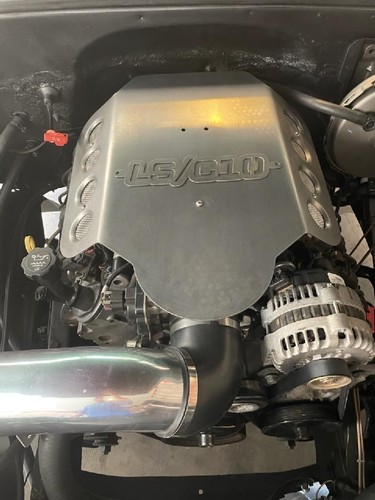 TBSS CUSTOM LS ENGINE COVER GEN 4, 5.3 , 6.0, truck intake TRAIL BLAZER ...