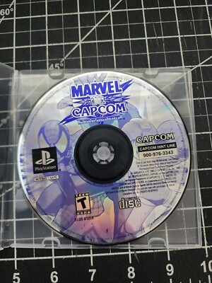 Marvel vs. Capcom: Clash of Super Heroes (PlayStation 1, 2000) Disc ...