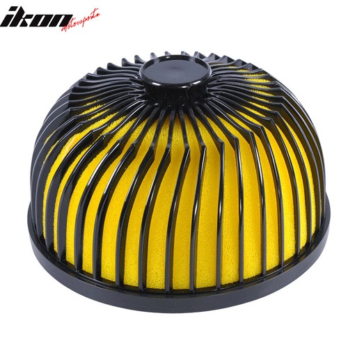 Clearance Sale Fit For Most Cars Yellow Cold Air Filter Intake W Black ...