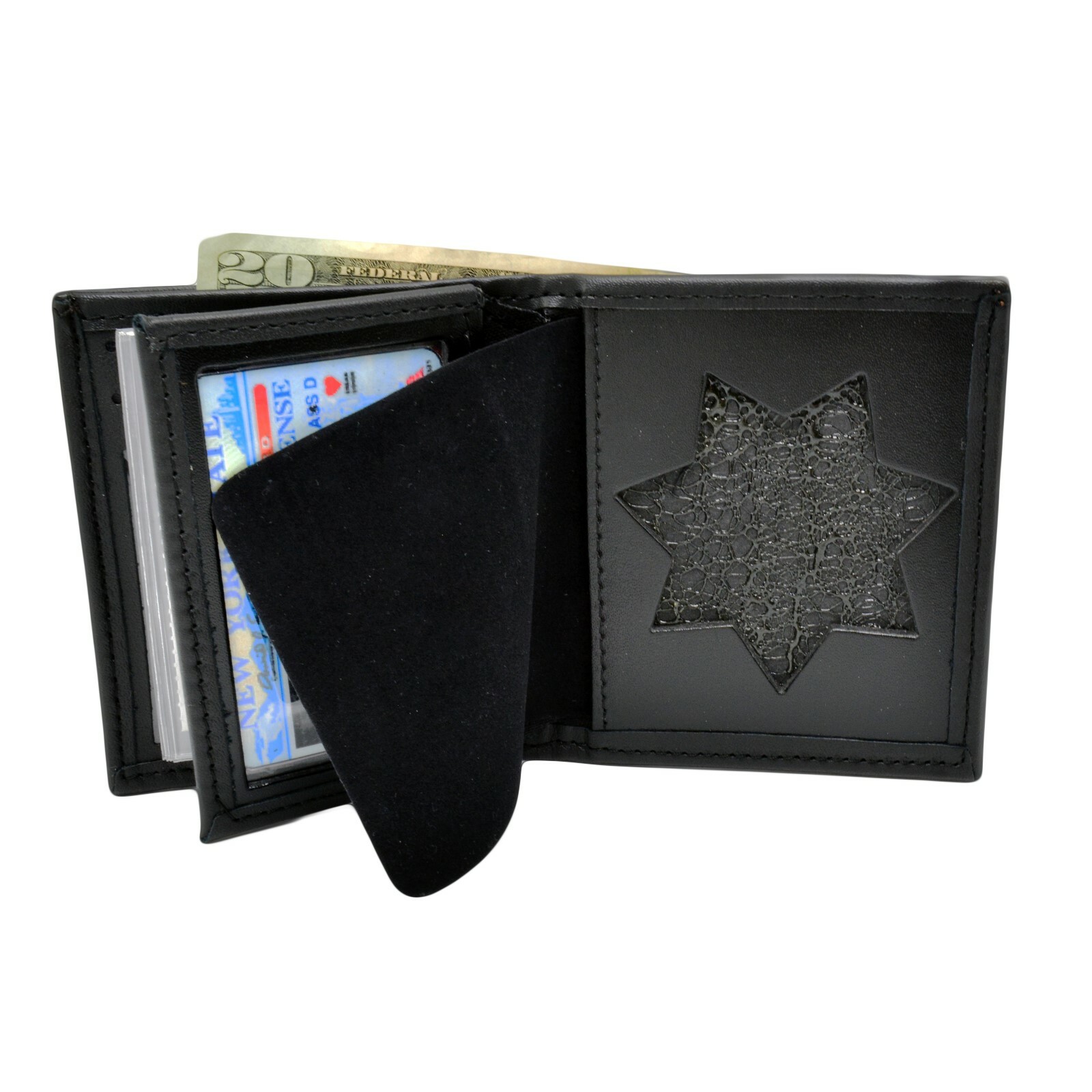 Perfect Fit CDCR Flat Badge Wallet CA California Corrections Officer 7 ...