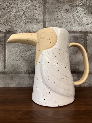 Target Opalhouse Pottery Stoneware Toucan Bird Pitcher Vase Water Can ...