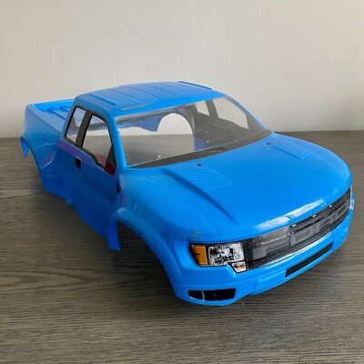 Traxxas 1/10 Ford F150 SVT Raptor Pickup Truck Blue Body Shell for ...