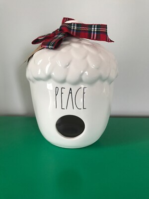 Rae Dunn PEACE Acorn Shaped Birdhouse | eBay