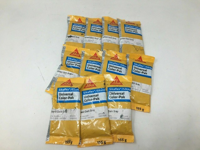 Lot Of 11 Sika 91171 Universal Color Packs Sikaflex, Dark Gray | eBay