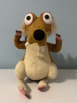 Ice Age Continental Drift 12” Talking Scrat Stuffed Animal Plush Just ...
