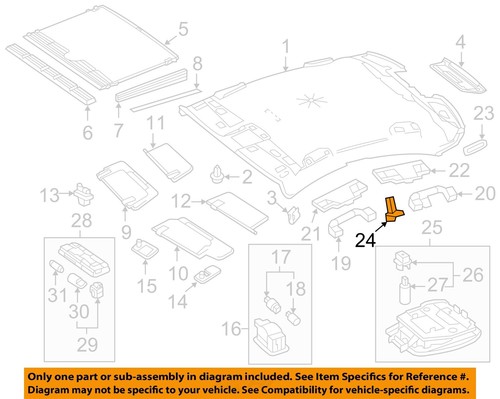 MERCEDES OEM 10-16 E350 Interior-Roof-Coat Hanger Hook 20481501149051 ...