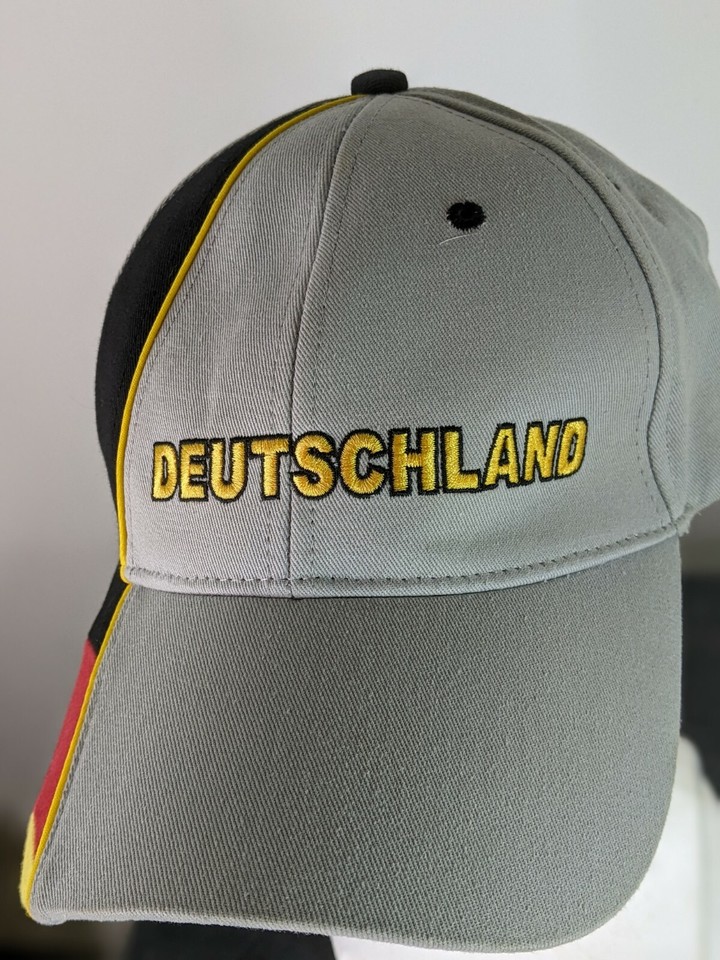 Germany Hat Deutschland Adjustable Baseball Cap Gray Flag Embroidered ...