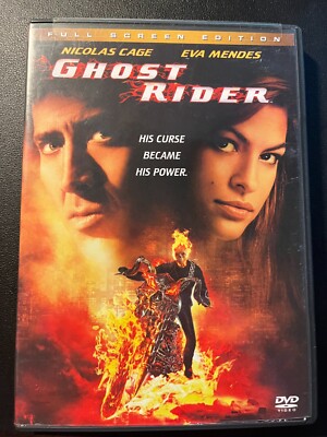 Ghost Rider (DVD, 2007, Full Screen *OR Widescreen Edition) Nicolas ...