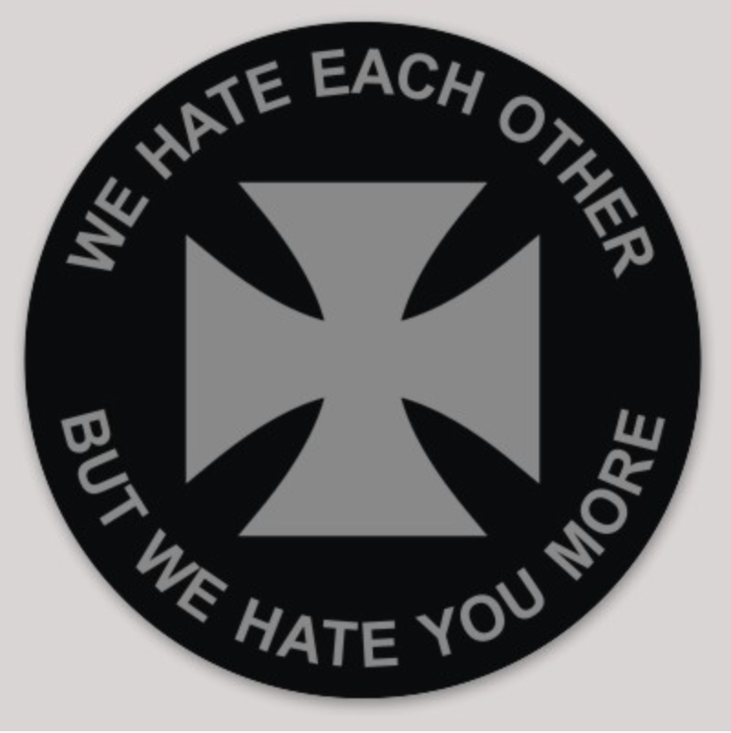 Official HMLA-169 We Hate Each Other But We Hate You More Sticker | eBay