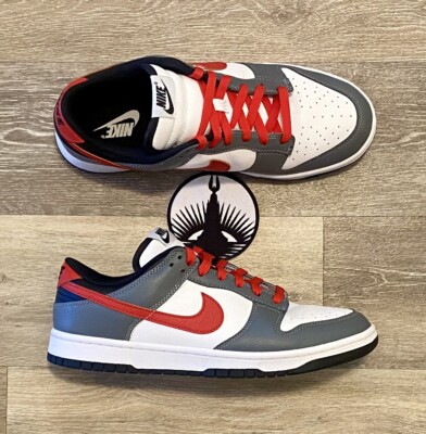 Nike ID Dunk Low 'Dunk By You' Dark Grey White Red FN0569-900 Men's ...