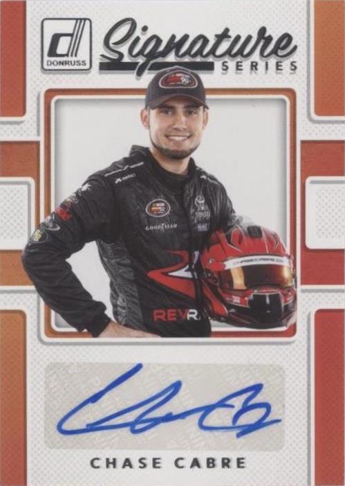2018 Panini Donruss NASCAR - Signature Series Chase Cabre #SS-CC (AU ...