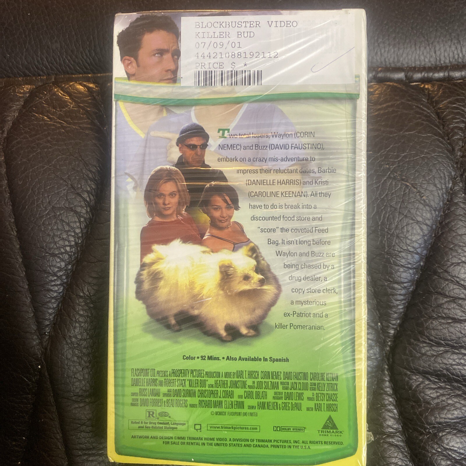 Killer Bud VHS 2001 David Faustino Blockbuster Sealed Pre-viewed ...