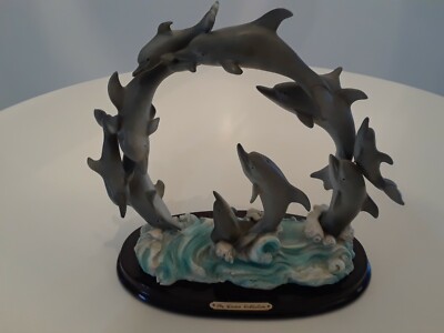 The Crosa Collection Dolphins Swimming in Ocean | eBay