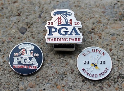 2020 PGA HARDING PARK US OPEN WINGED FOOT Logo Golf Ball Marker HAT ...