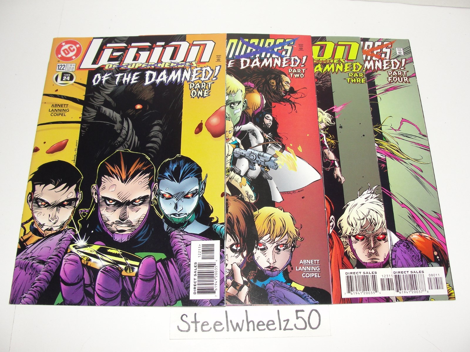 Legion Of Super Heroes #122 123 Legionnaires 79 80 Comic Lot 1999 ...