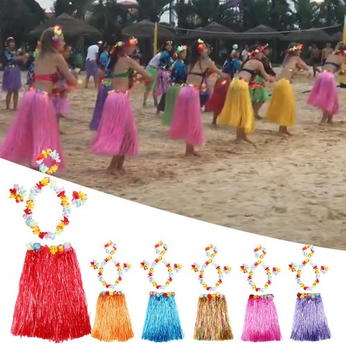 Hula Bra Aloha Set Lei Flower Design Material-thickened Multi-Coloured ...