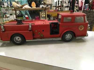 Vintage 1960s Texaco Fire Chief Fire engine metal missing parts 25” | eBay