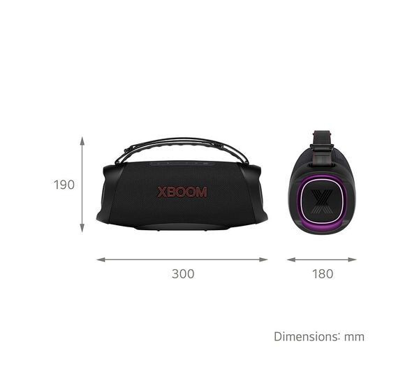 LG XBOOM GO XG8 120W PORTABLE BLUETOOTH SPEAKER BLACK WATERPROOF IP67 ...