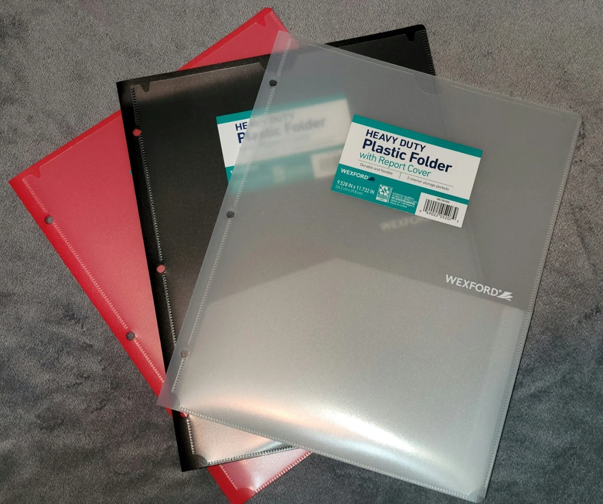 Red Plastic Folder