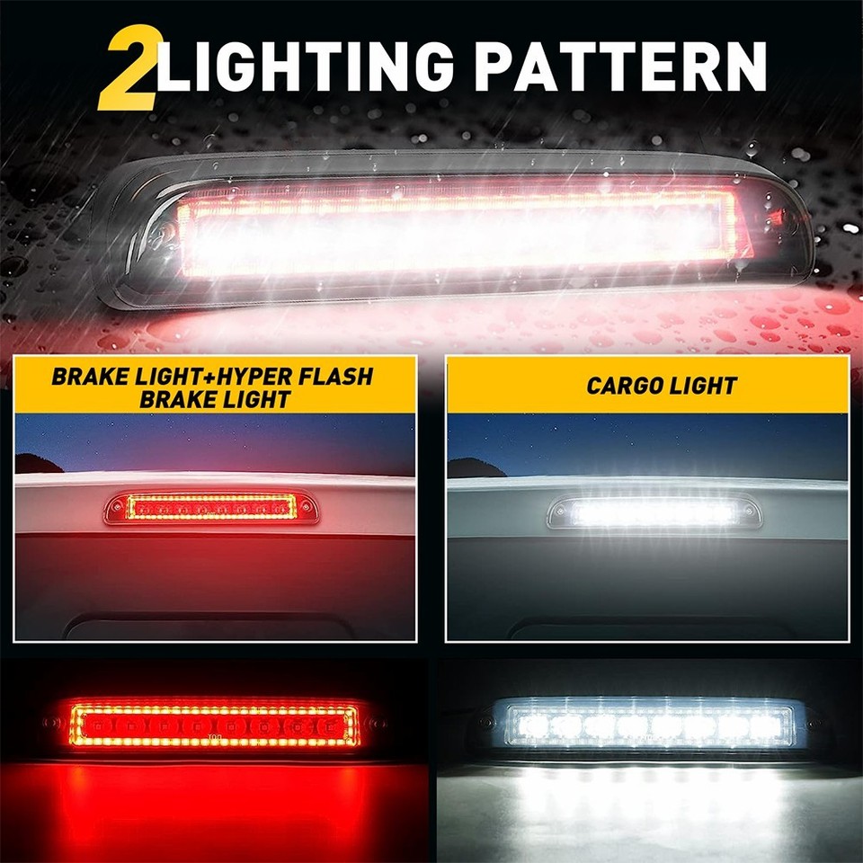 Smoke LED 3rd Third Cargo Brake Light For 1995-03 MAZDA B2300 B2500 ...