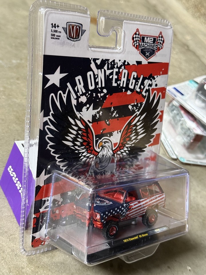 Chase!! M2 Machines "Iron Eagle" 1974 Chevrolet K5 Blazer 1:64 Scale ...