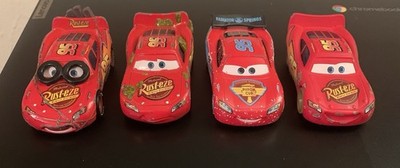 Disney Pixar Cars Lightning McQueen Dirt Track, Cactus, Spin out, Ice ...