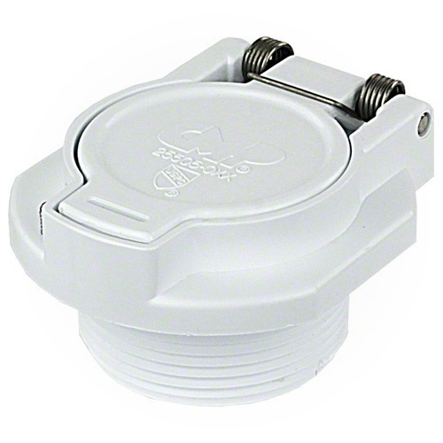 Vacuum Lock Safety Pool Wall Fitting Hayward Vac Lock White W400AWHP ...