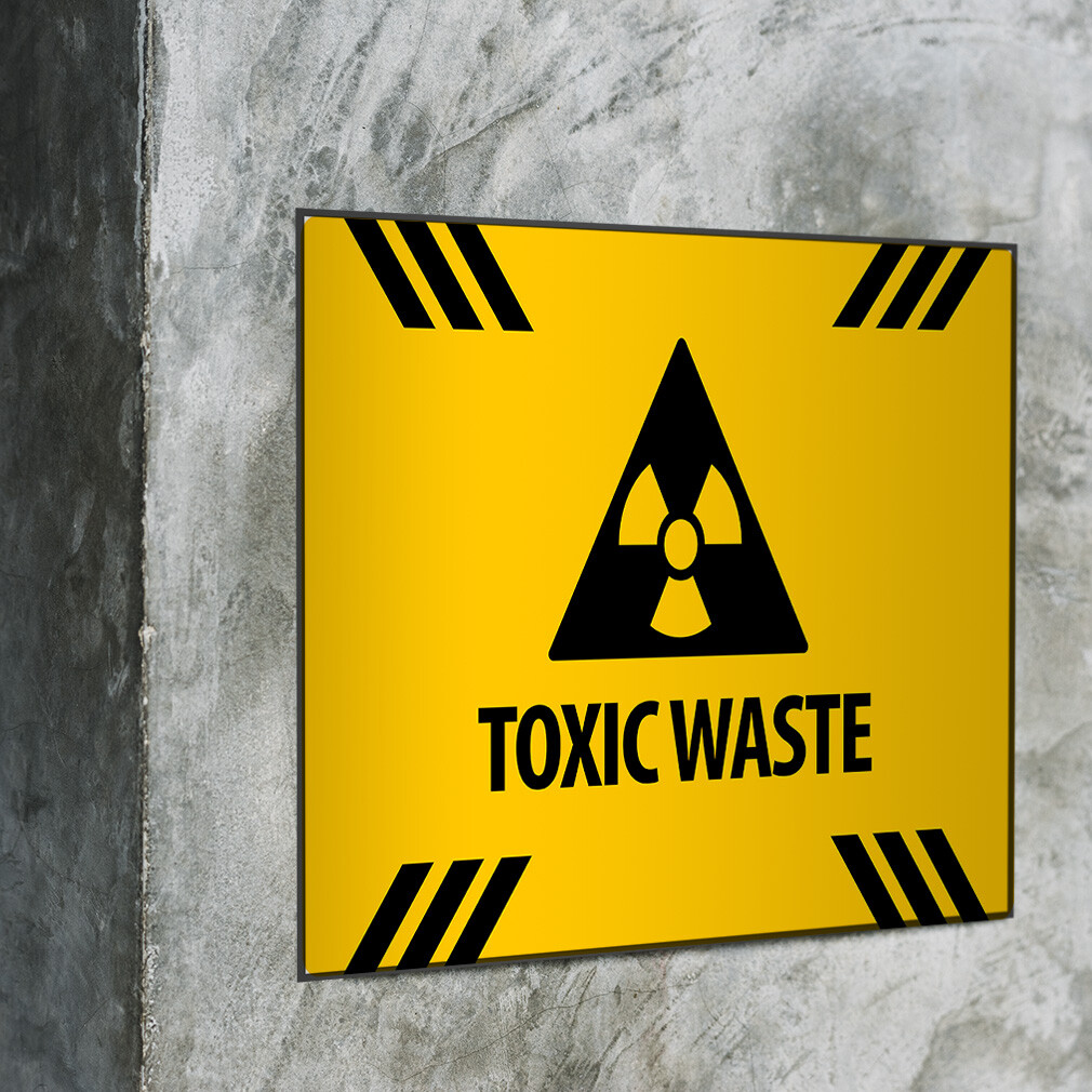 Toxic Waste Sign Halloween