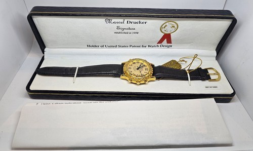 Marcel Drucker USA Brand New Wrist Watch in Original Holder with Papers ...