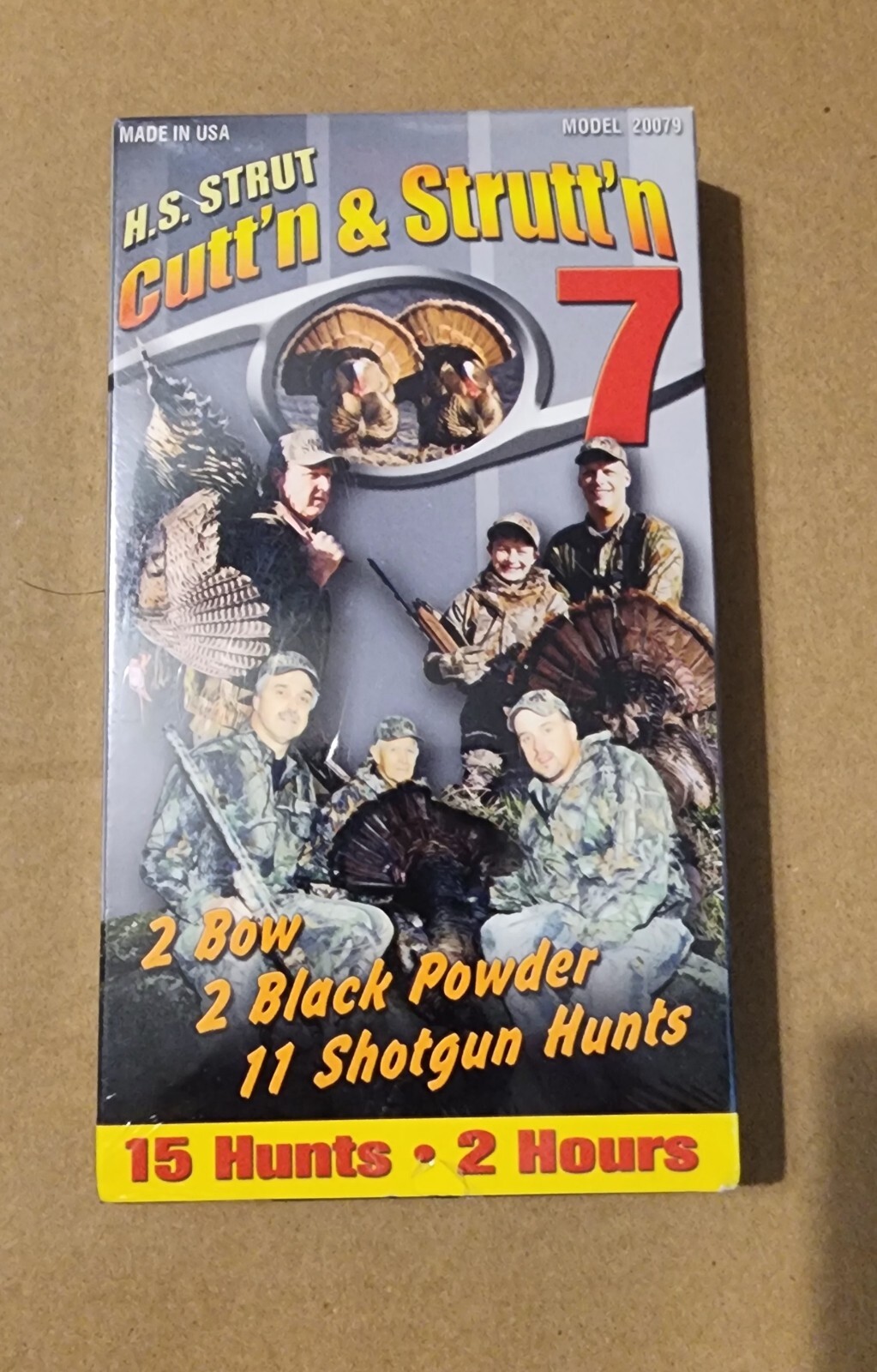 H.S. Strut Cutt'n & Strutt'n 7 VHS turkey hunting black powder bow ...