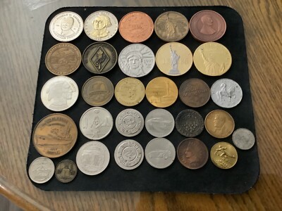Premium Mixed Token/Medals **Dealers Lot** 30 Token Lot 6863 | eBay