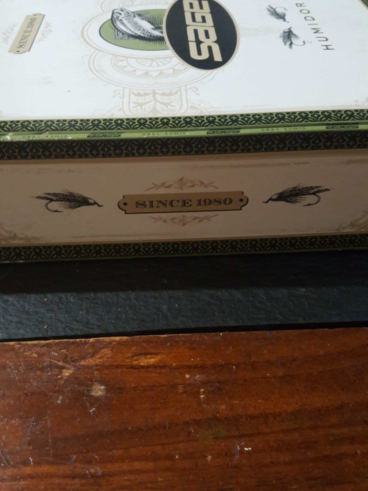 Sage Rod Tube Humidor Traveling Cigar Case Display Box. RARE! | eBay